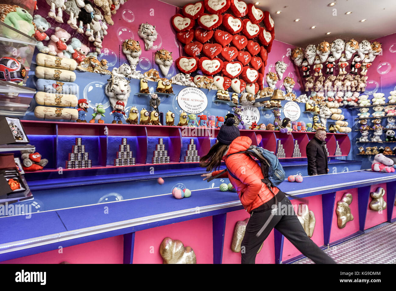Enjoying a carnival Stock Photo - Alamy