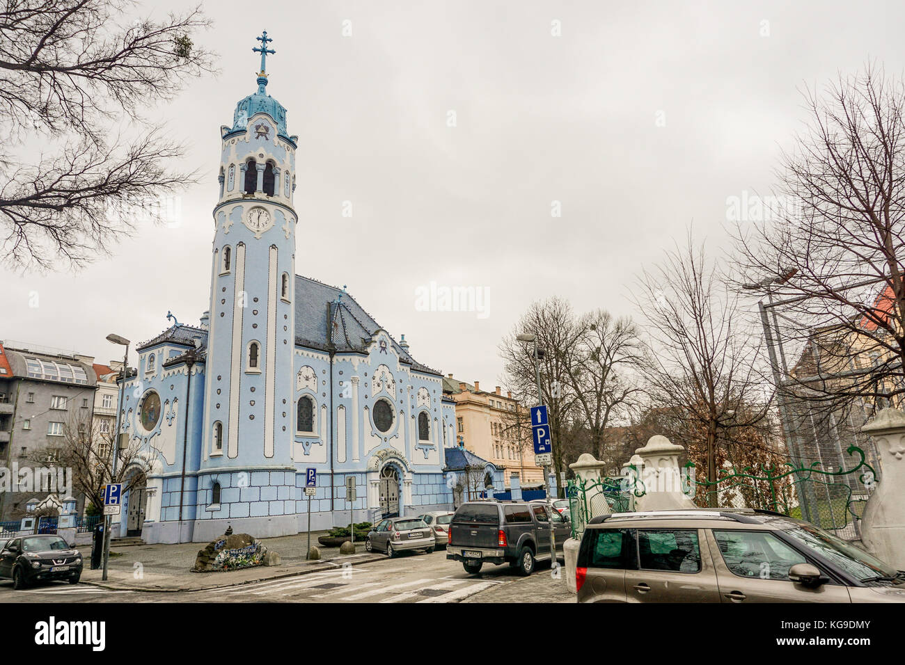 The Blue Church Stock Photo - Alamy