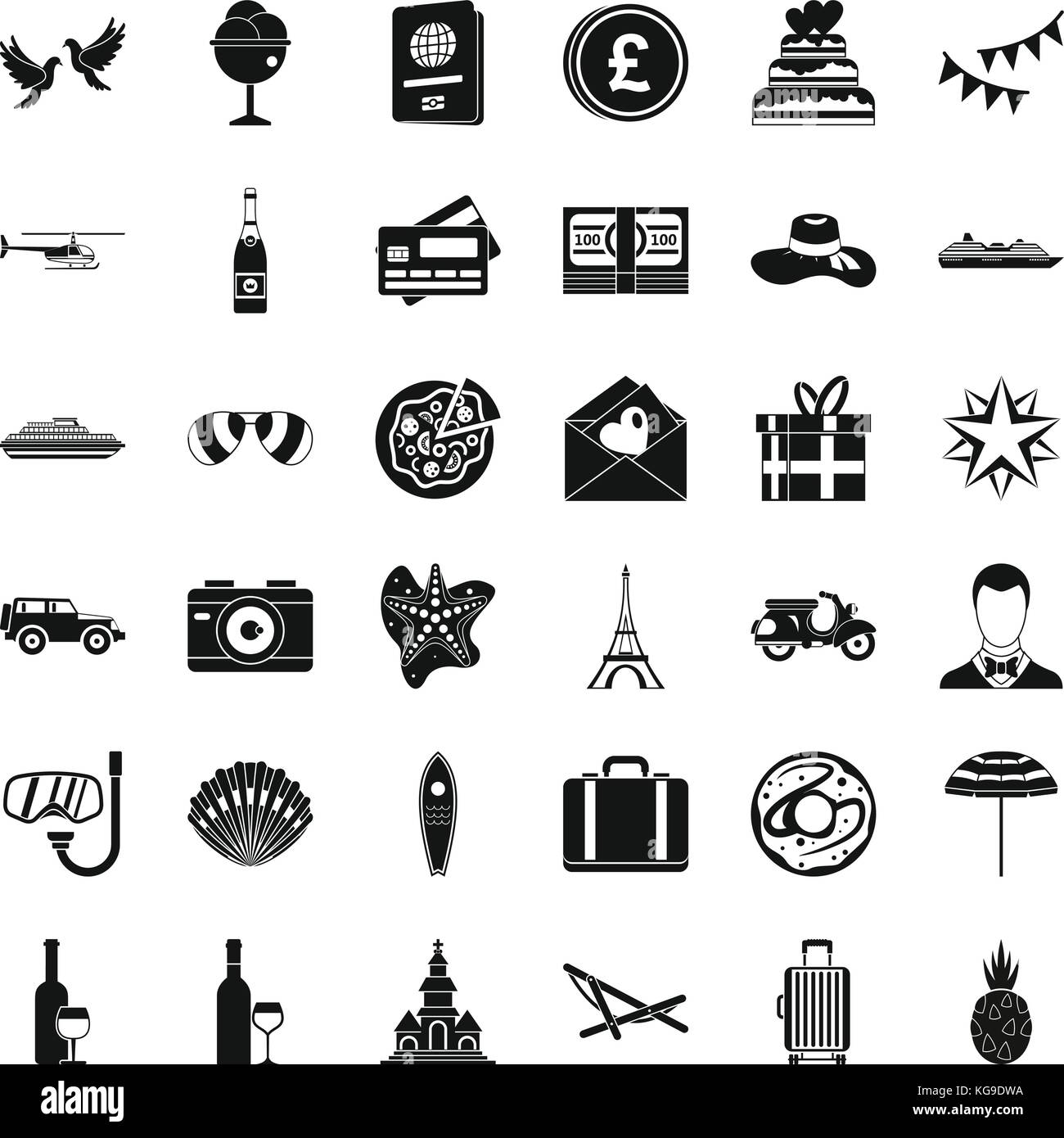 Bride icons set, simple style Stock Vector Image & Art - Alamy