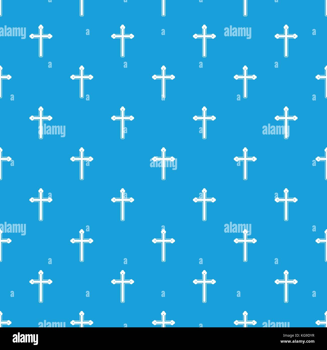 Holy cross pattern seamless blue Stock Vector Image & Art - Alamy