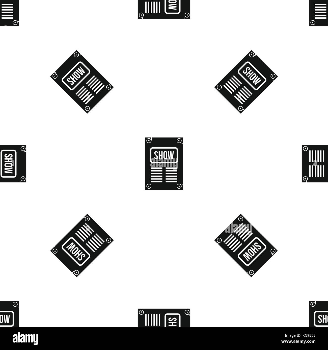 Poster pattern seamless black Stock Vector Image & Art - Alamy