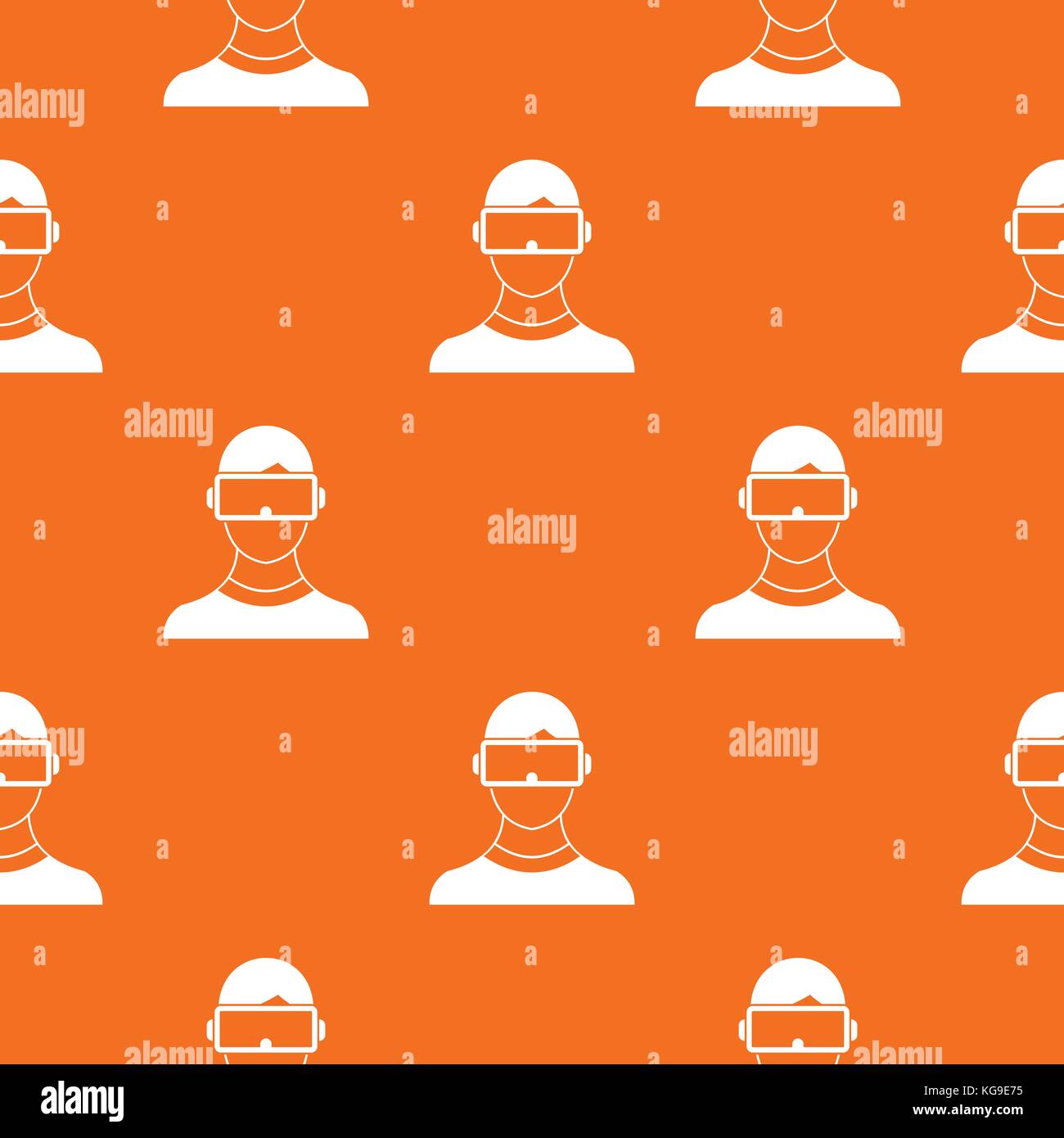 Virtual 3d reality goggles pattern seamless Stock Vector Image & Art ...