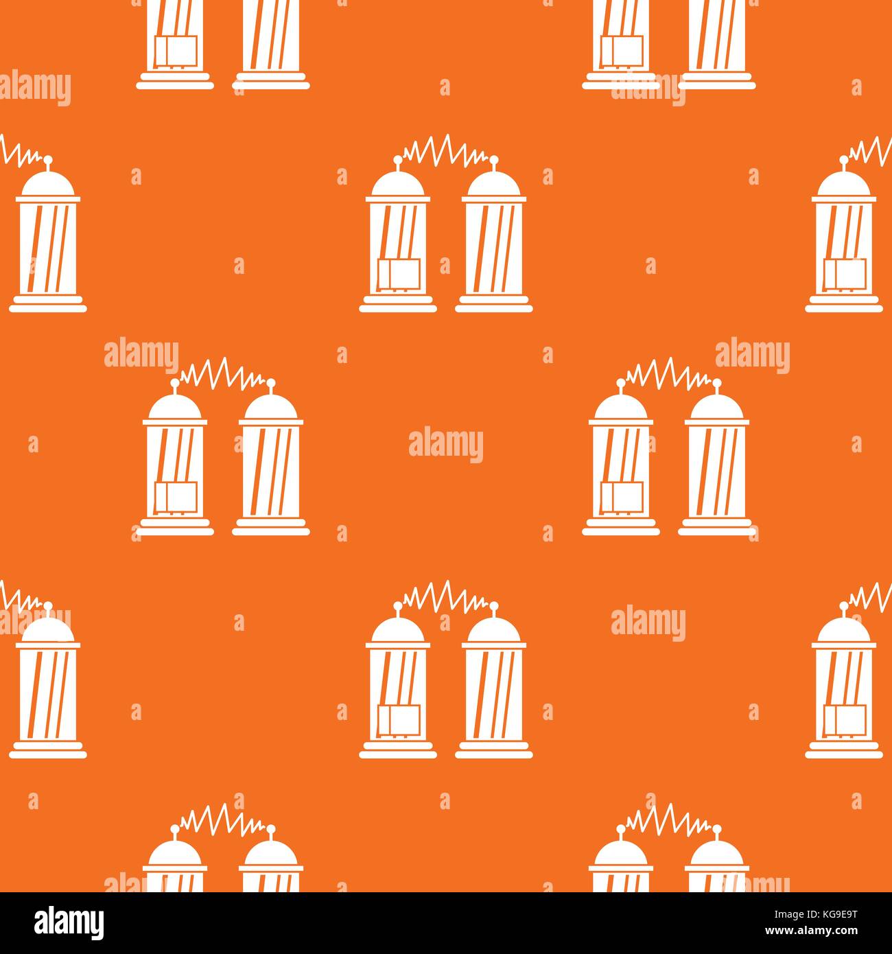 Electrical impulses pattern seamless Stock Vector Image & Art - Alamy
