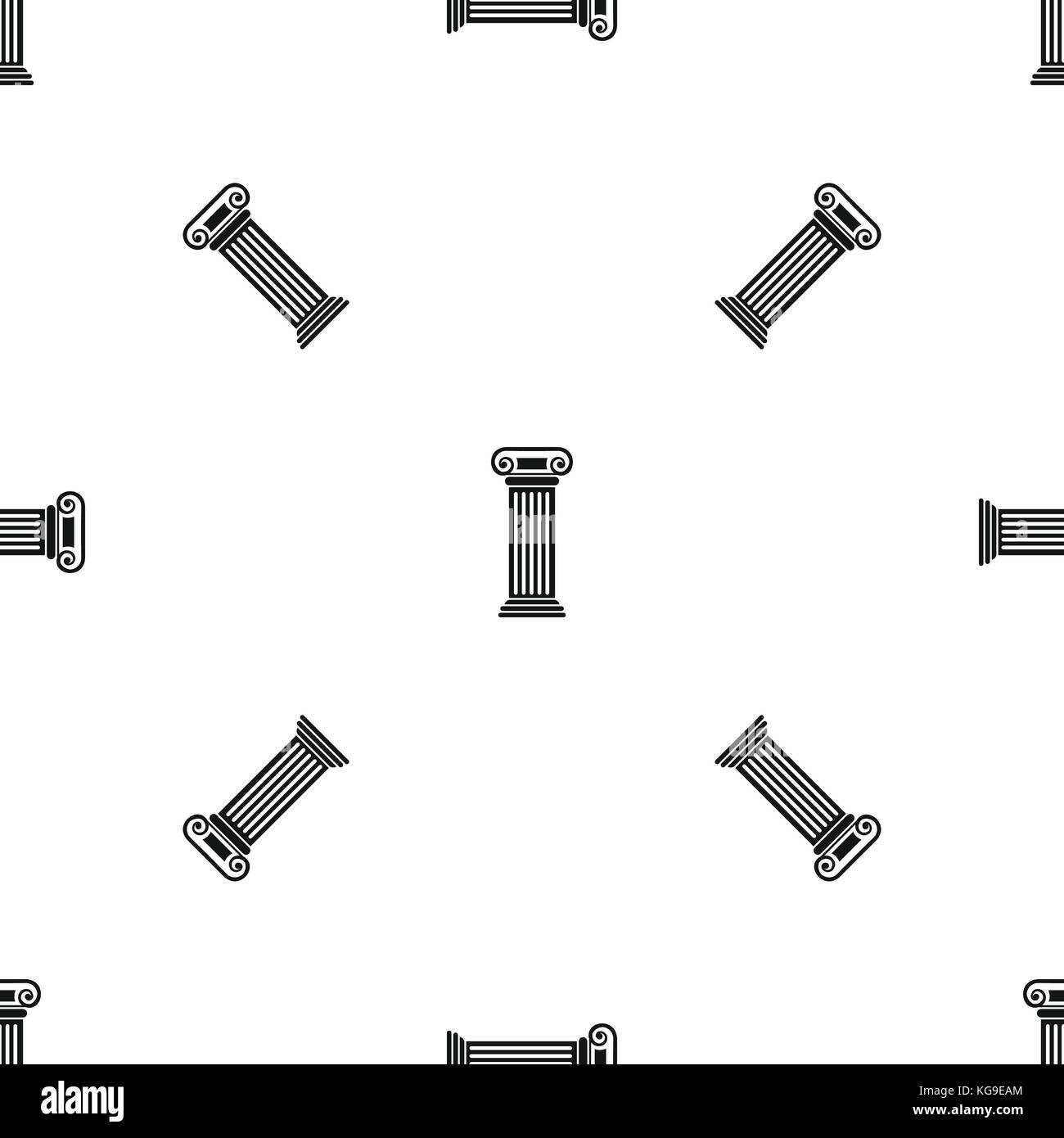 Roman column pattern seamless black Stock Vector Image & Art - Alamy