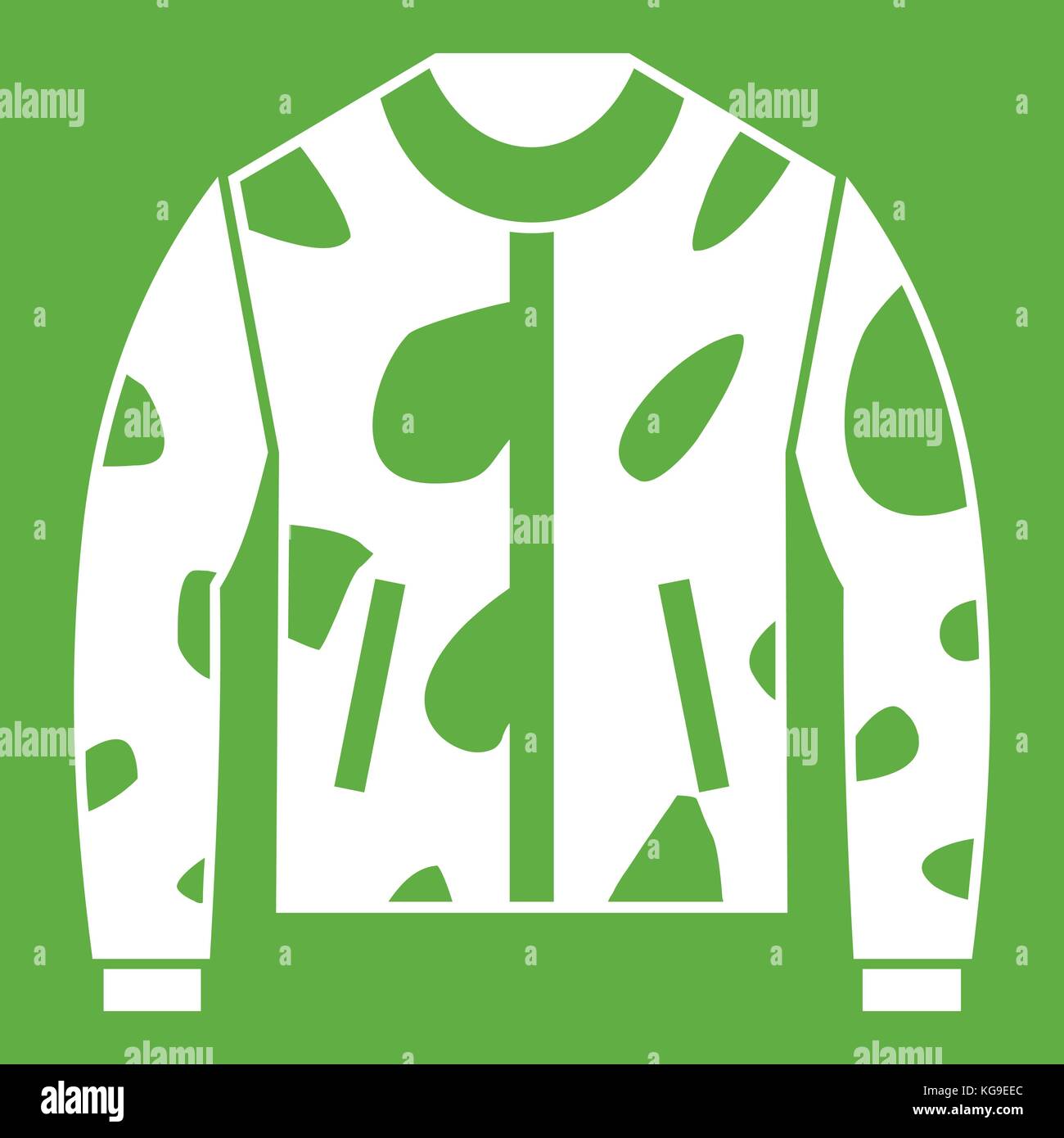 Camouflage jacket icon green Stock Vector Image & Art - Alamy