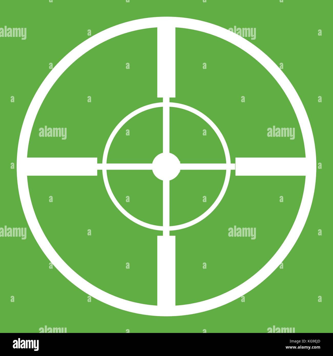 Aim icon green Stock Vector Image & Art - Alamy