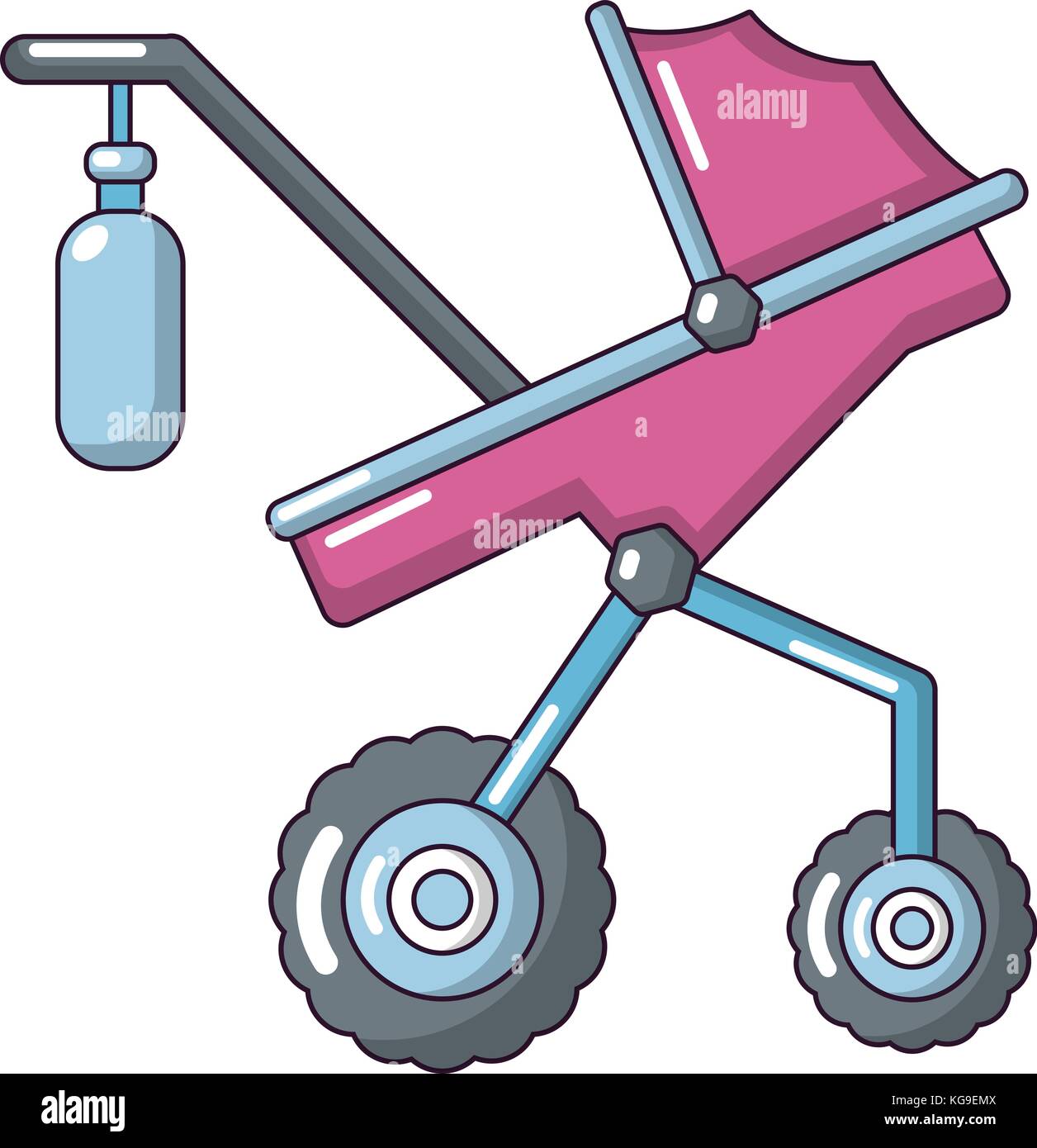 Baby carriage classy icon, cartoon style Stock Vector Image & Art - Alamy
