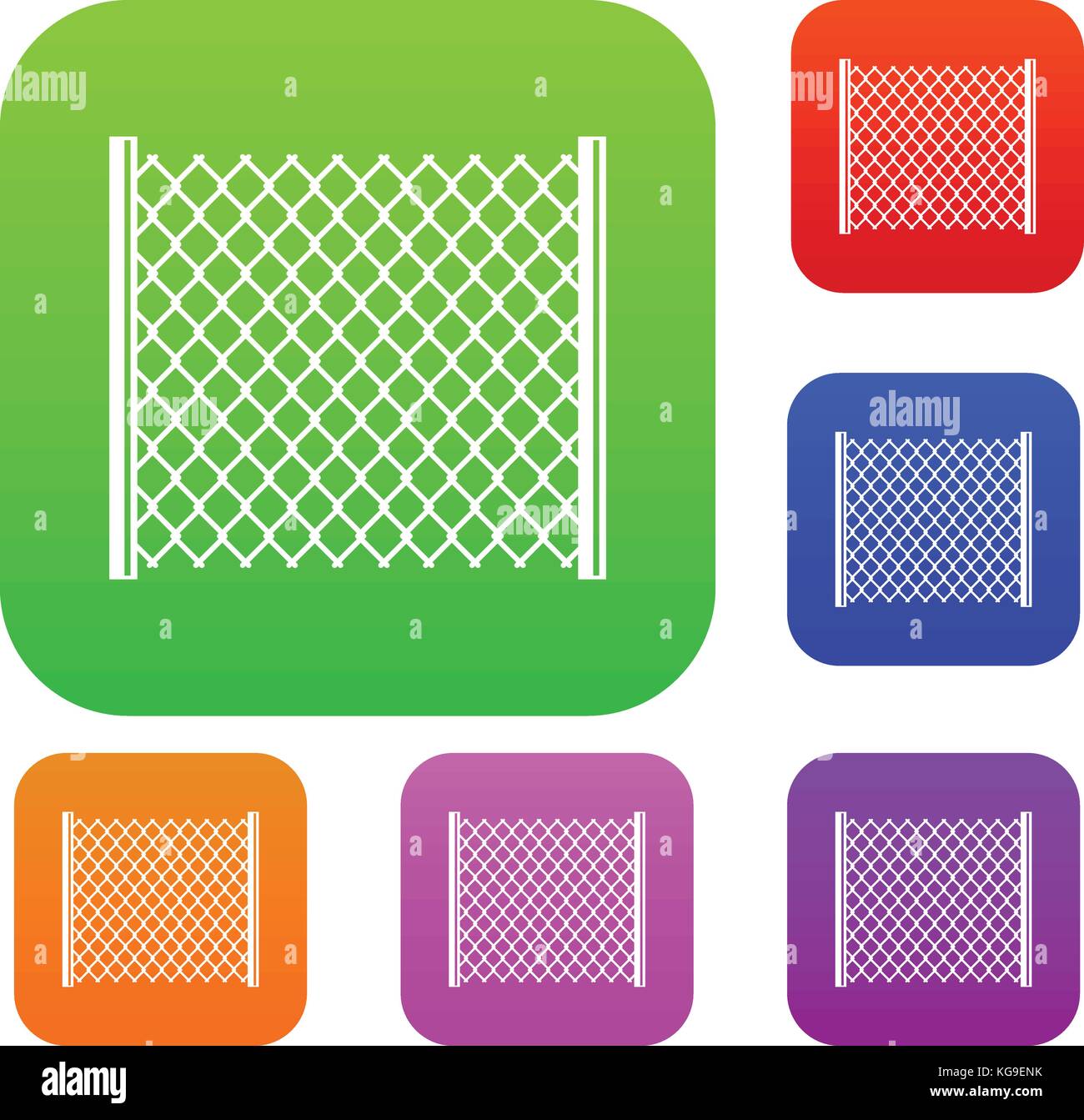 Perforated gate set color collection Stock Vector Image & Art - Alamy