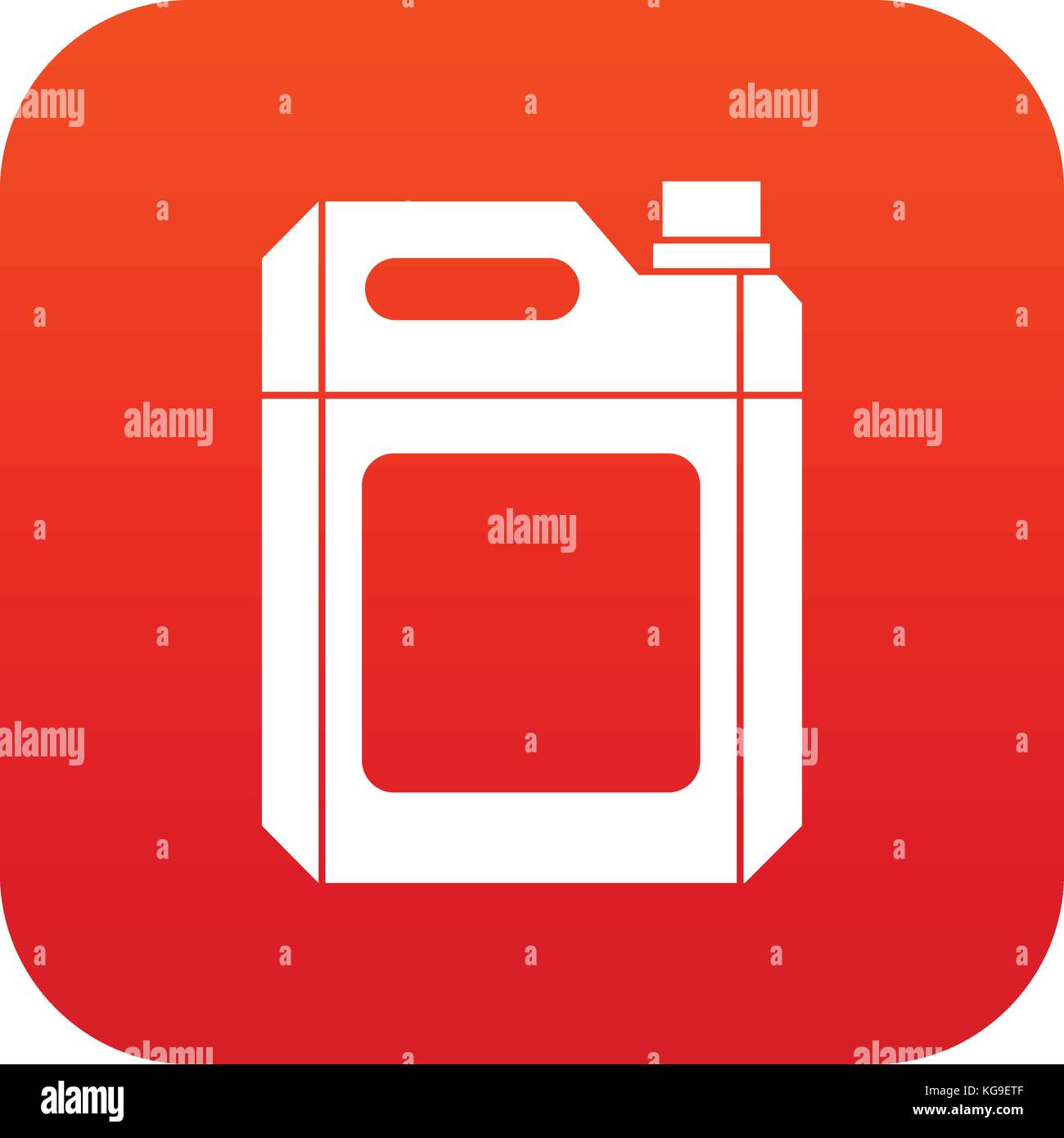 Plastic jerry can icon digital red Stock Vector Image & Art - Alamy