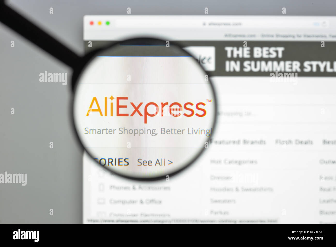 Aliexpress app logo hi-res stock photography and images - Alamy