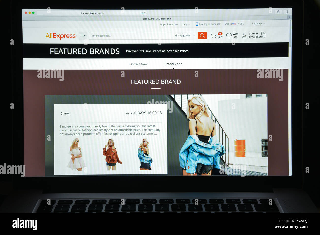 Internet browser aliexpress store hi-res stock photography and images ...