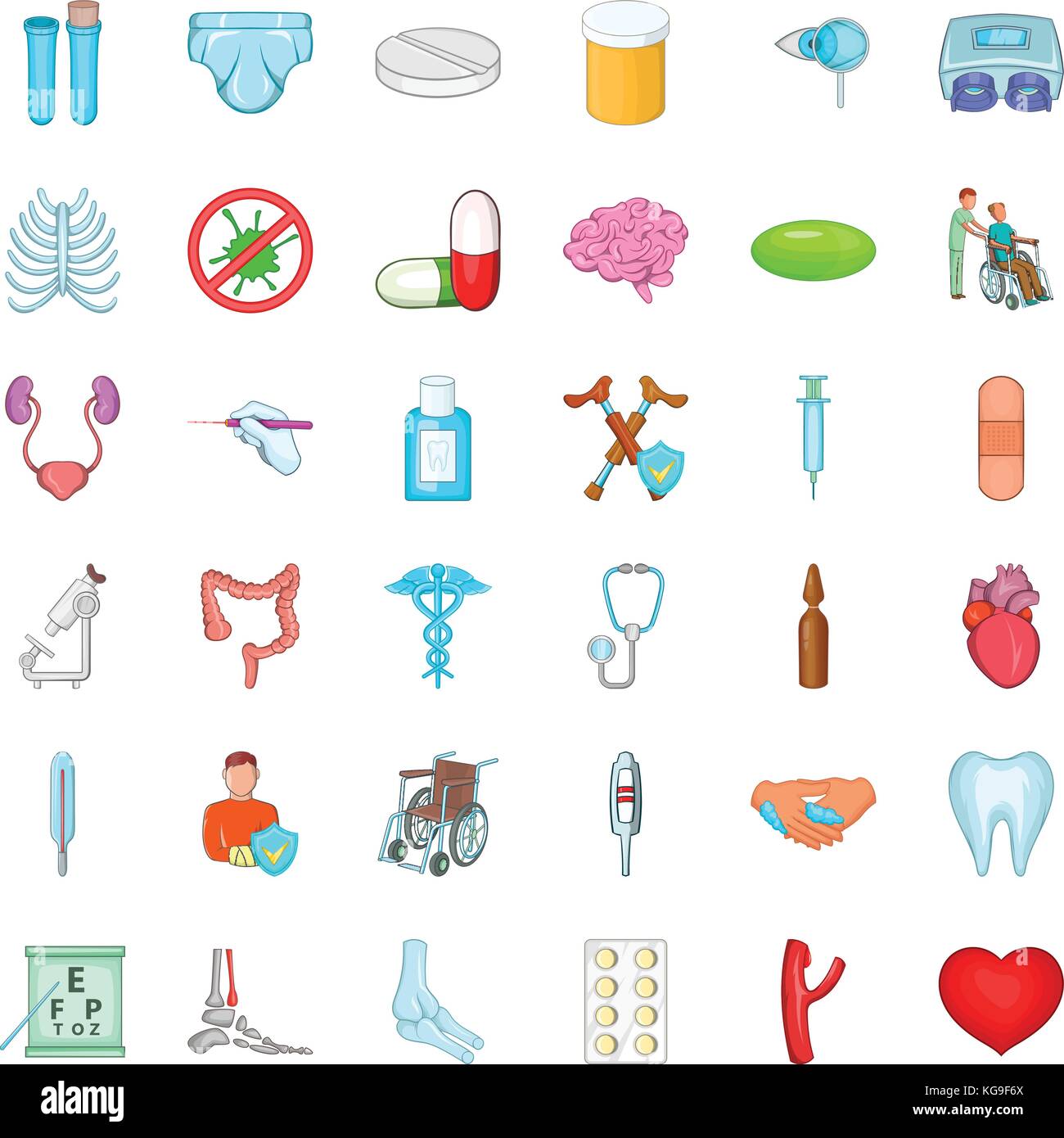 Molecule icons set, cartoon style Stock Vector Image & Art - Alamy