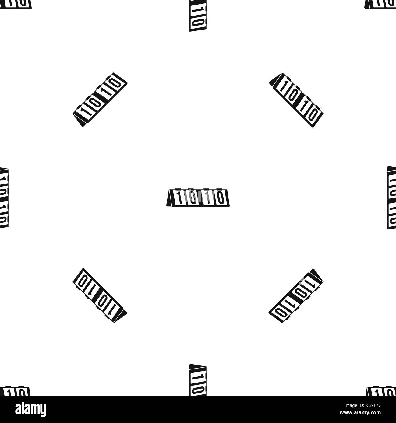 Tennis scoreboard pattern seamless black Stock Vector Image & Art - Alamy