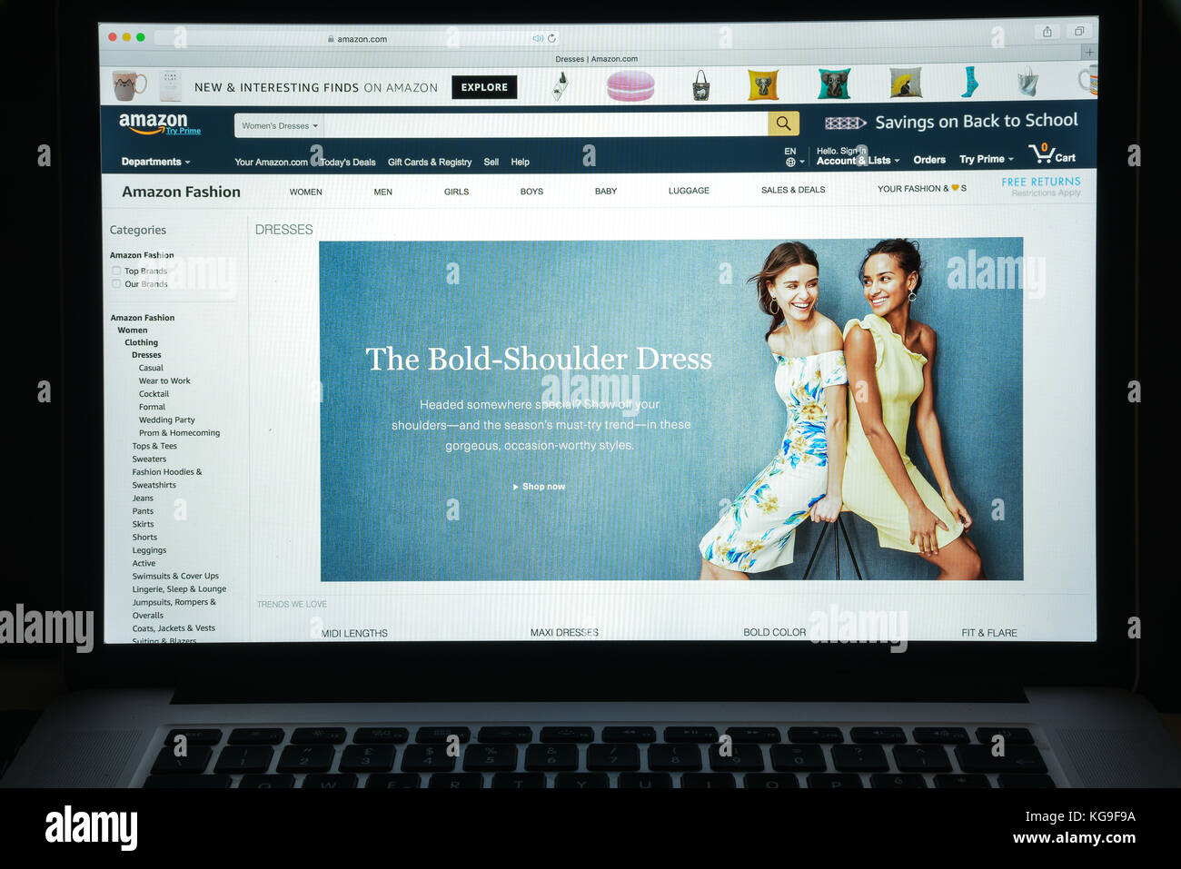 Amazon website hi-res stock photography and images - Alamy