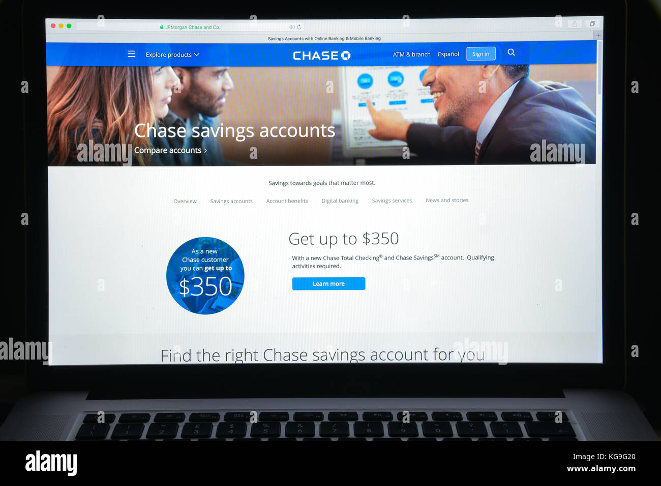 Chase bank branch sign logo hi-res stock photography and images - Alamy