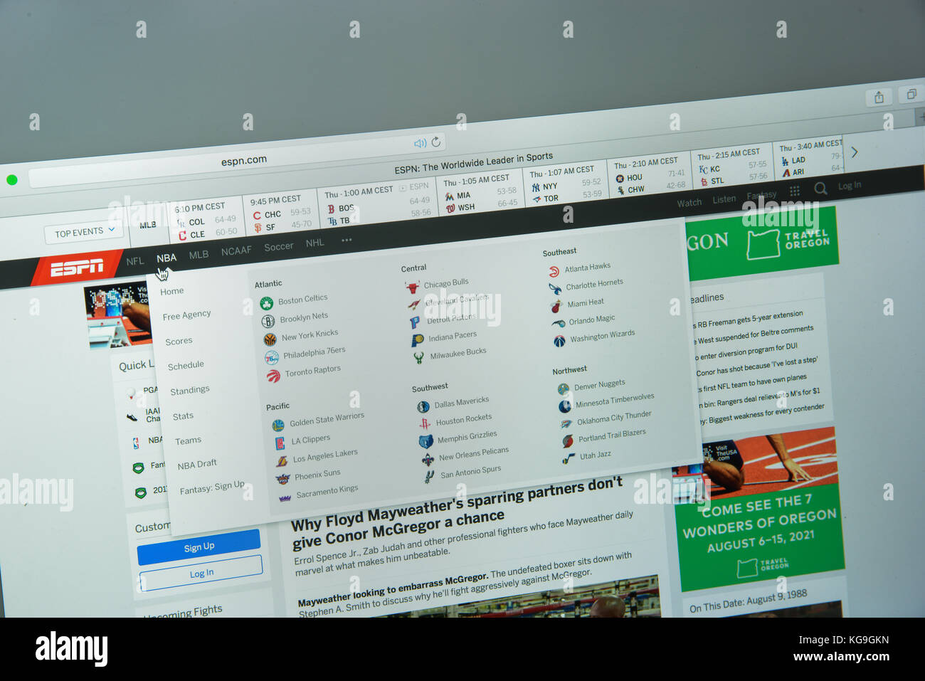 Espn logo hi-res stock photography and images - Alamy