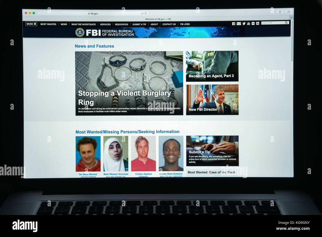 Fbi logo hi-res stock photography and images - Alamy