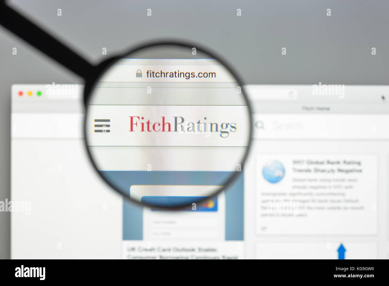 Fitch logo credit ratings logo hi-res stock photography and images - Alamy