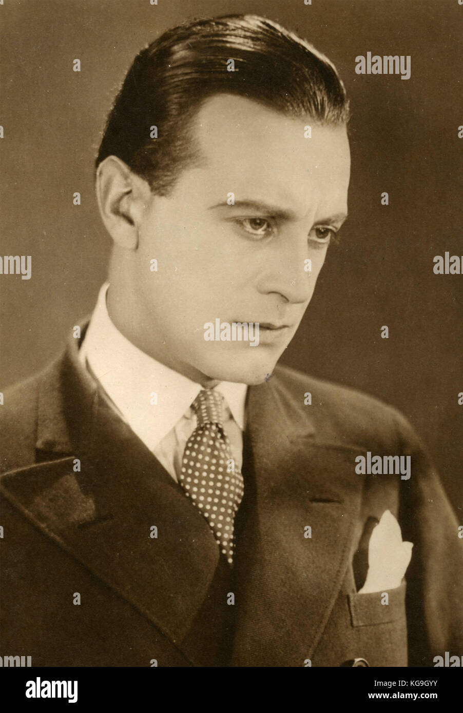 Portrait of actor Ivan Petrovich Stock Photo - Alamy