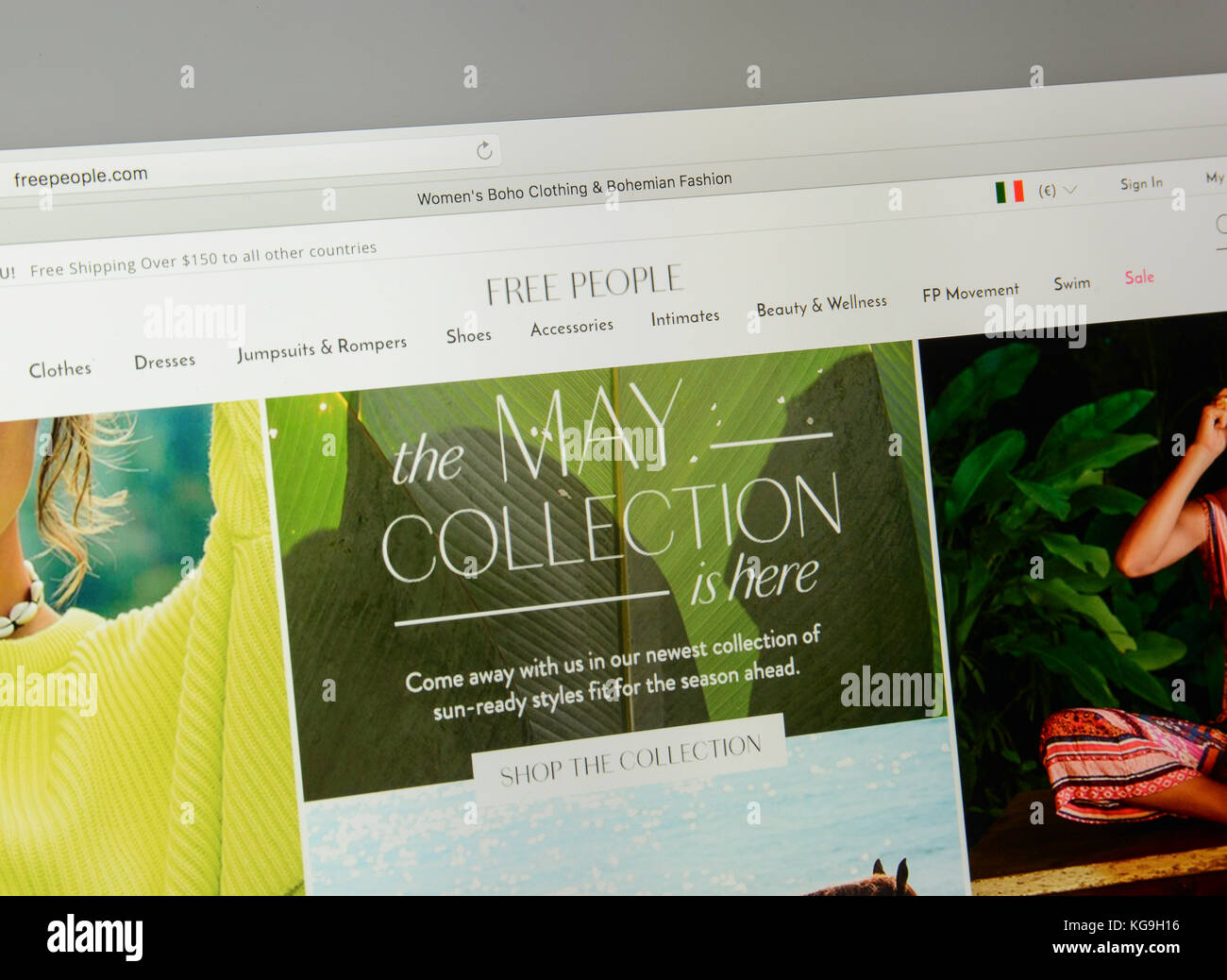 Free people clothing logo hi-res stock photography and images - Alamy