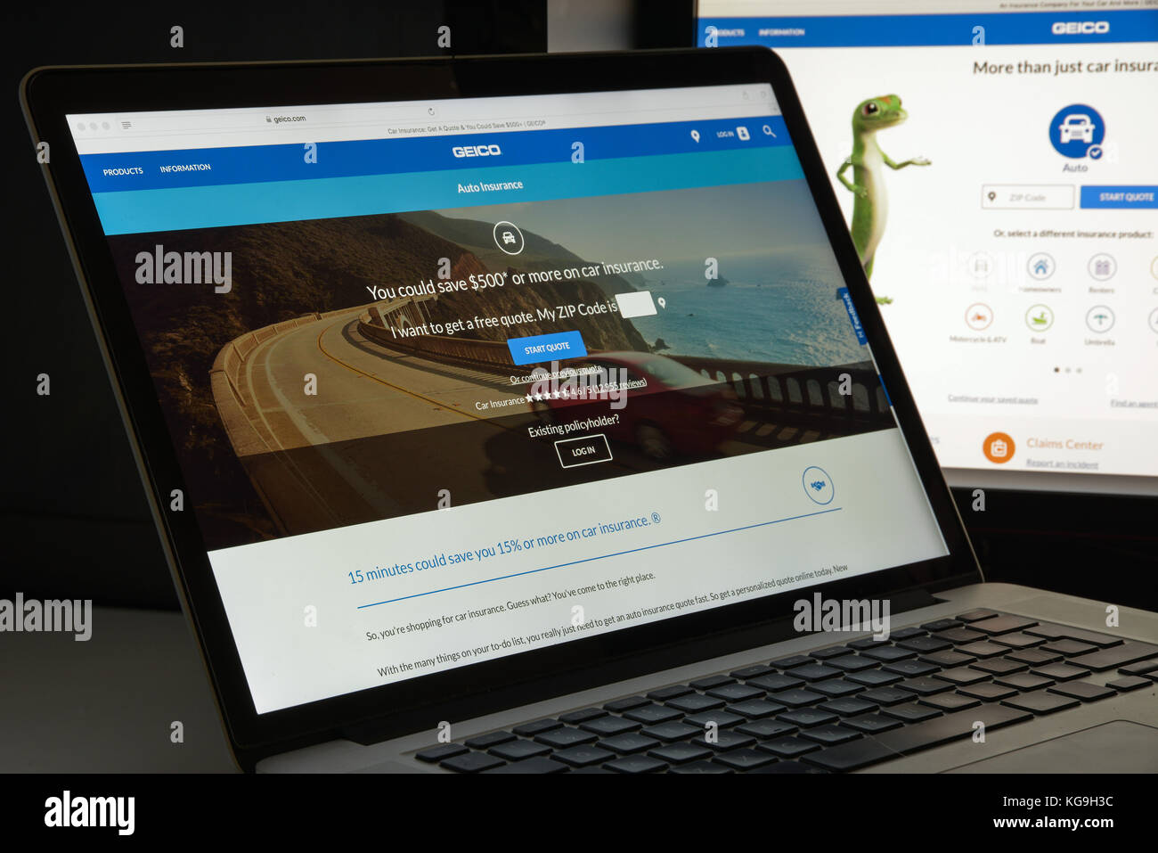 Geico logo hi-res stock photography and images - Alamy