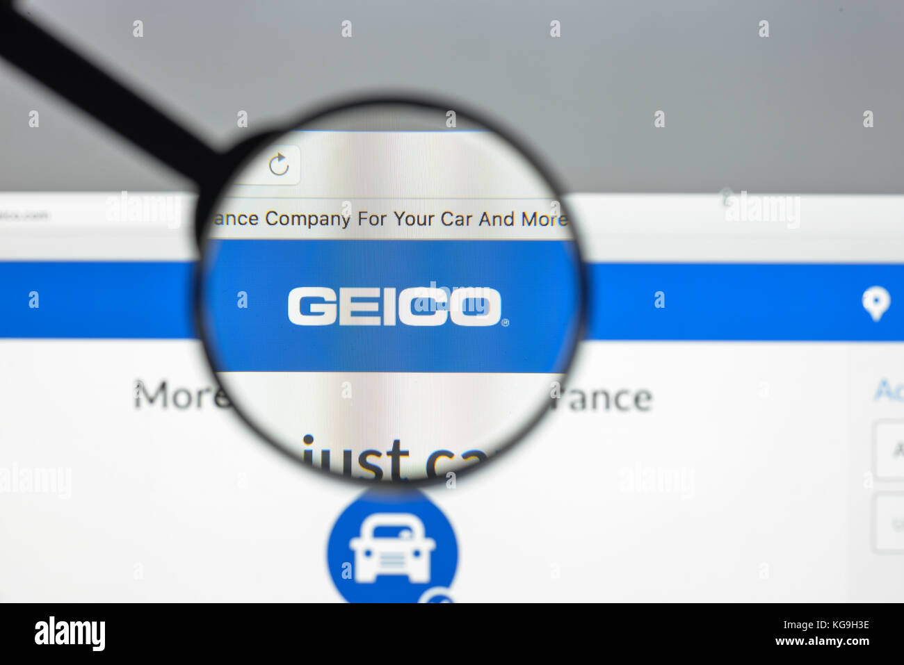 Geico logo hi-res stock photography and images - Alamy