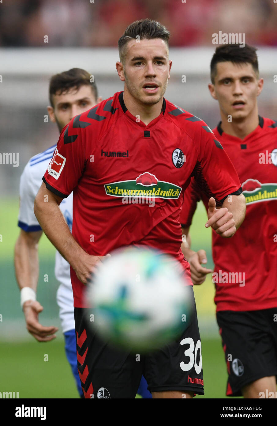 Freiburg's Christian Guenter in action during the German Bundesliga ...