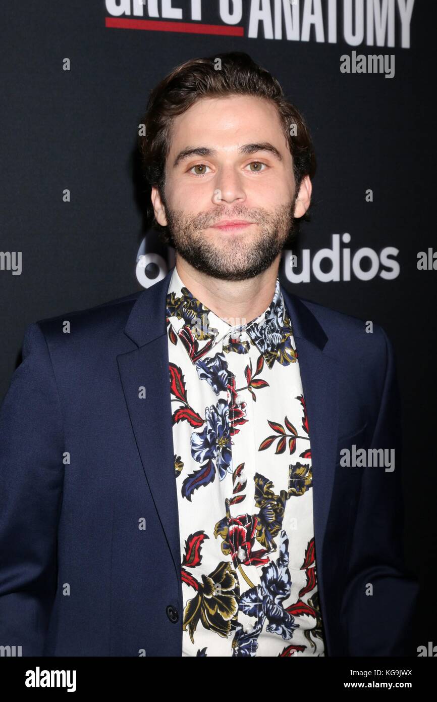 Los Angeles, CA, USA. 4th Nov, 2017. Jake Borelli at arrivals for GREY ...