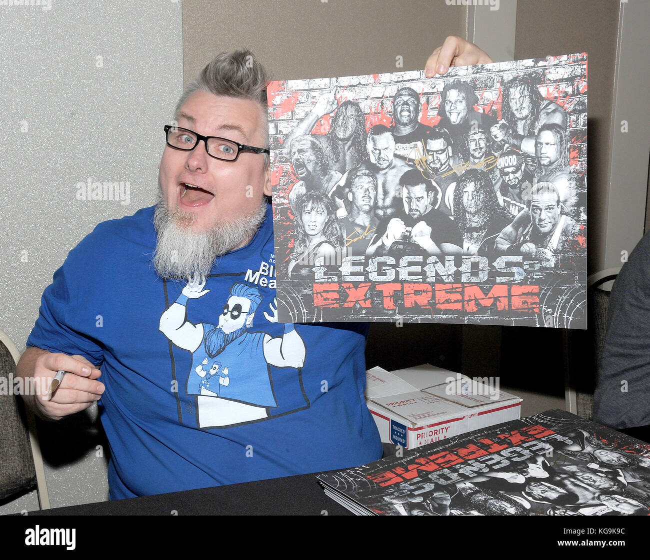 New York, NY, USA. 4th Nov, 2017. The Blue Meanie attends the Big Event ...