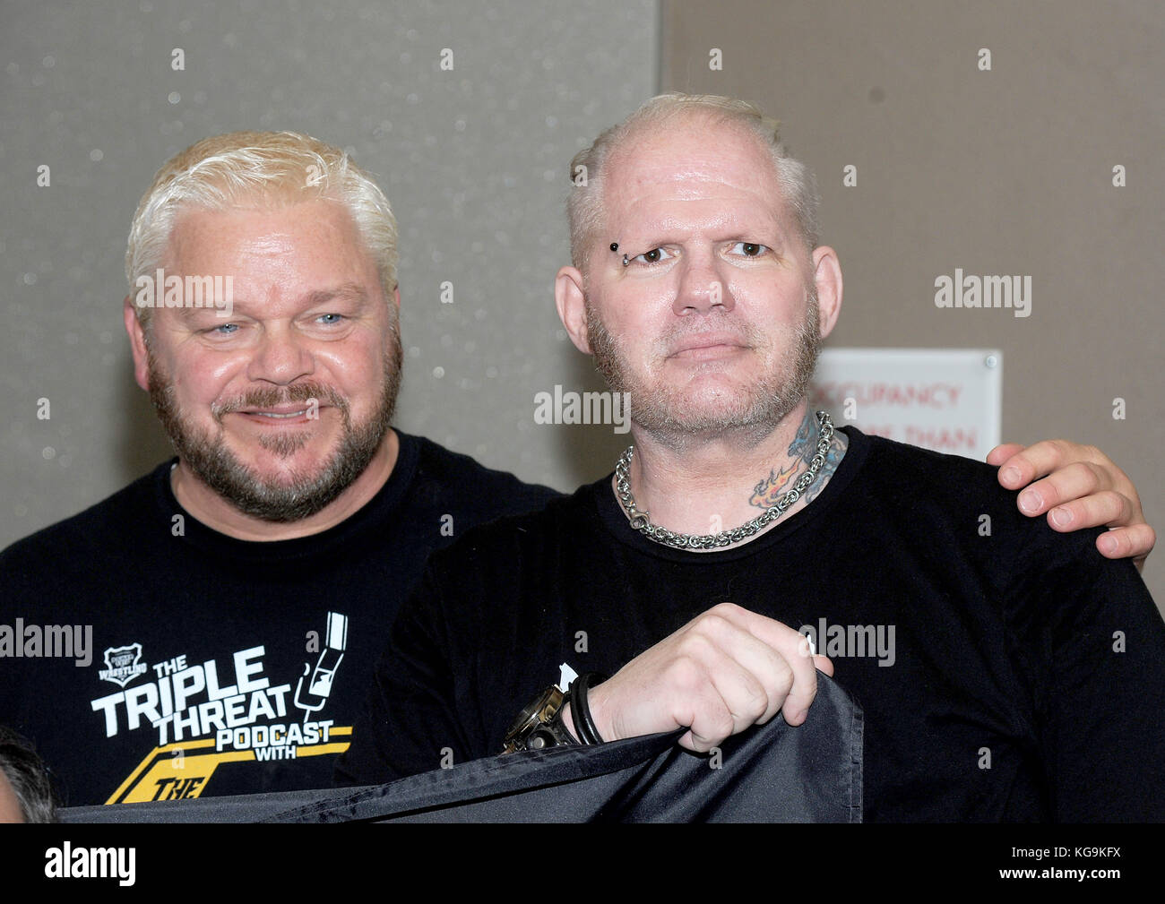 New York, NY, USA. 4th Nov, 2017. Shane Douglas and Raven attends the ...