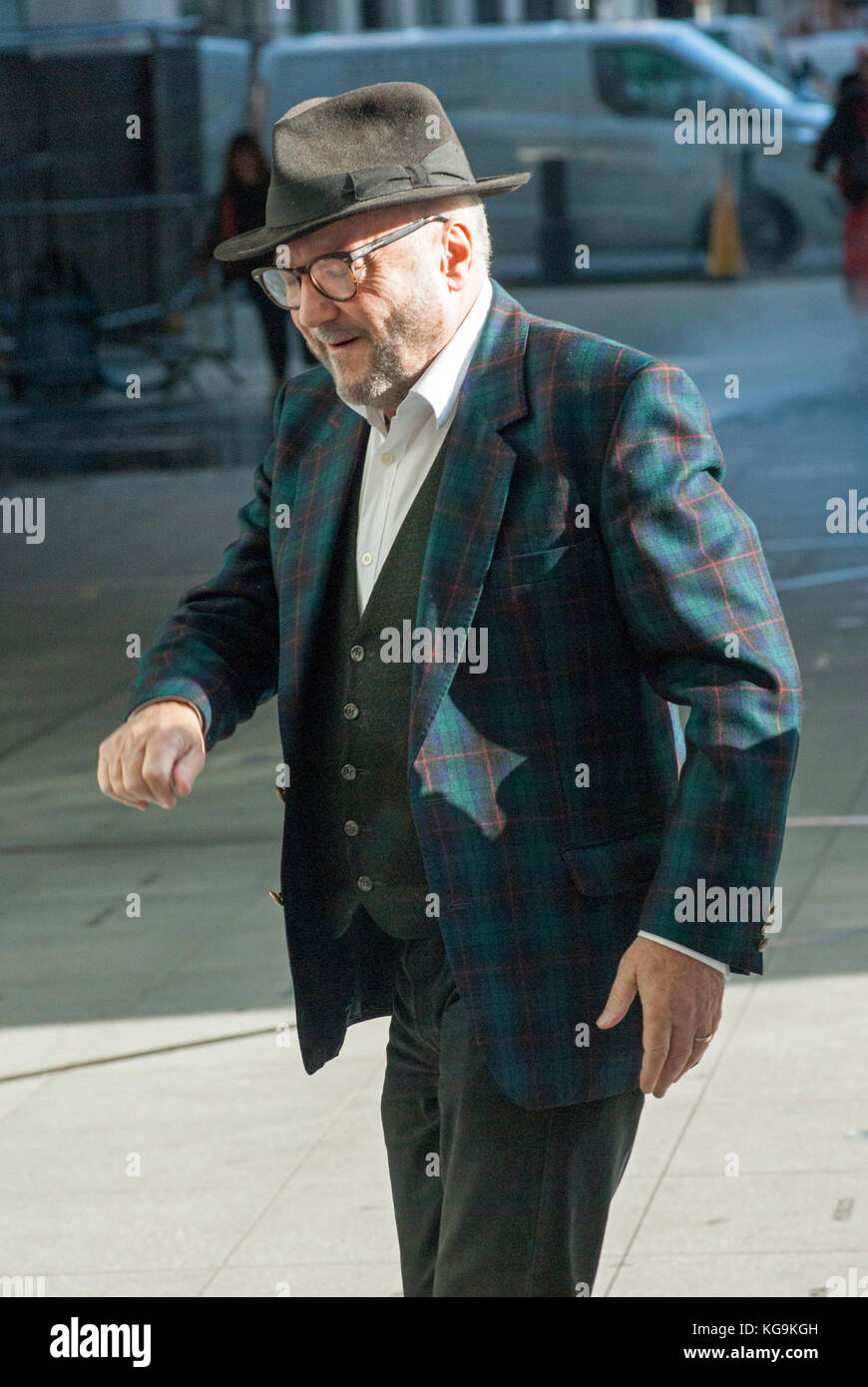 London, UK. 05th Nov, 2017. George Galloway arrives at the BBC ...