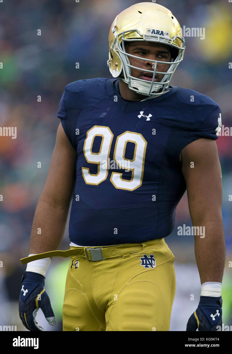 November 04, 2017: Notre Dame defensive lineman Jerry Tillery (99 ...