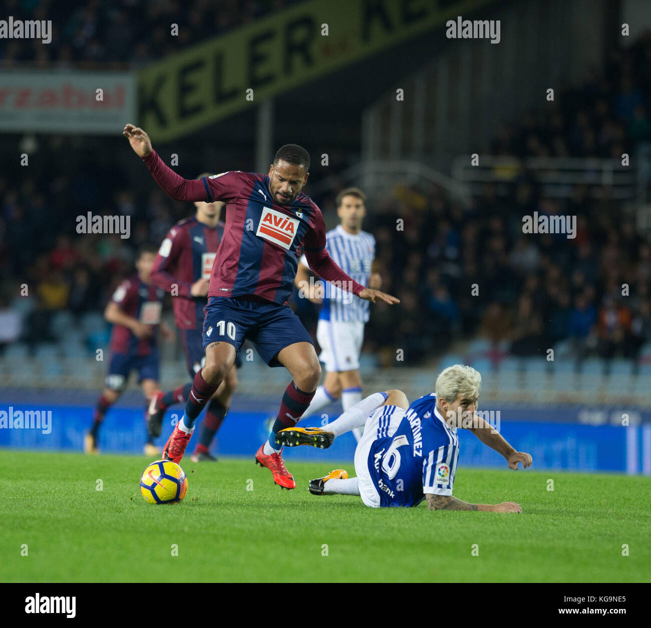 San Sebastian, Spain. 05th Nov, 2017. (10) Tiago Manuel Dias Correia ...