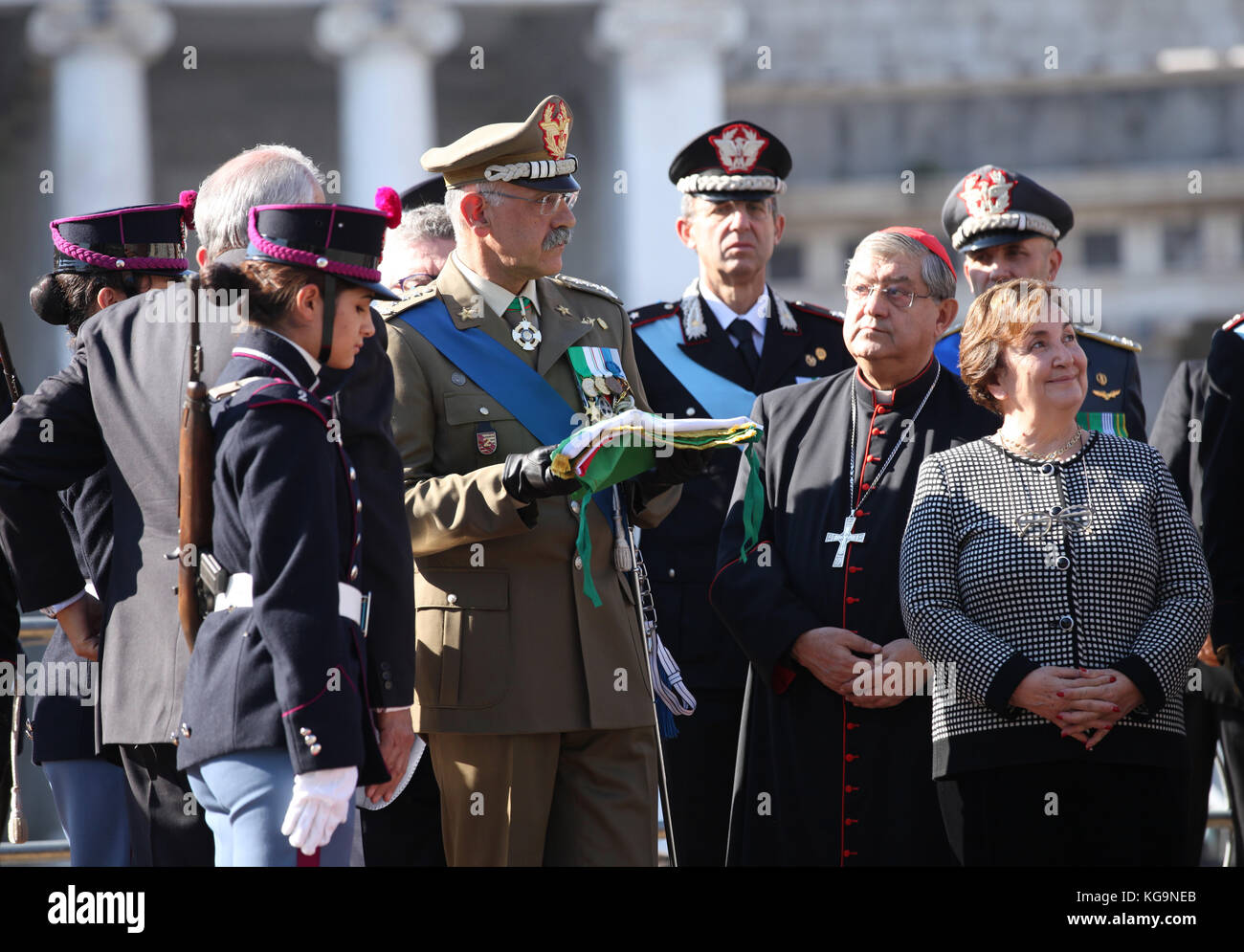 Naples, Italy. 4th Nov, 2017. Comandande dell'esercito in Campania ...