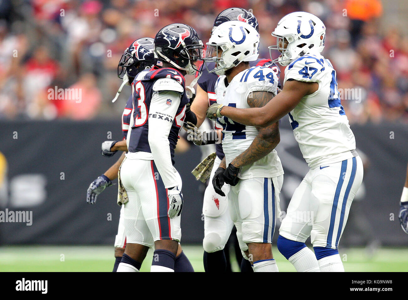 Houston, Texas, USA. 5th Nov, 2017. Houston Texans strong safety Corey ...