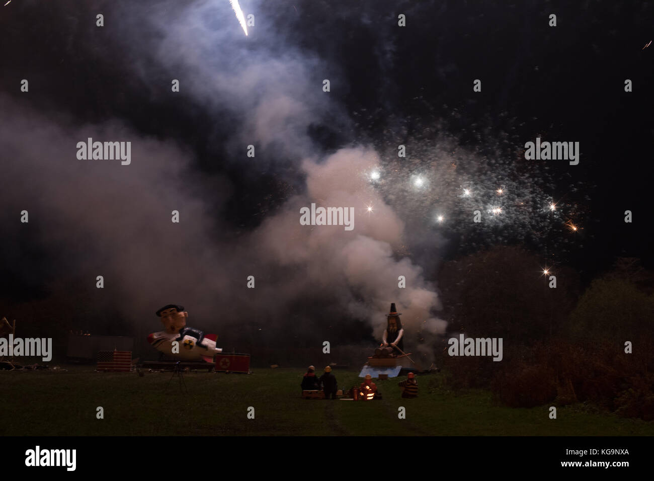 Lewes, UK 4th Nov. 2017 Bonfire night / Guy Fawkes Night in the East ...