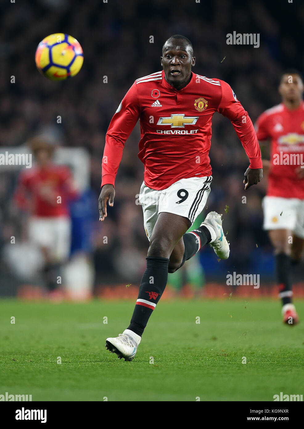 Romelu Lukaku of Manchester United CHELSEA V MANCHESTER UNITED CHELSEA ...