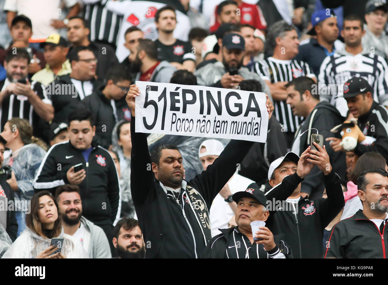 São Paulo Sp 05 11 2017 Corinthians X Palmeiras Corinthians Fans
