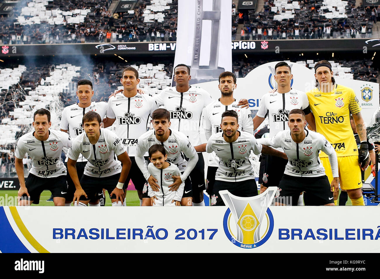 SÃO PAULO, SP - 05.11.2017: CORINTHIANS X PALMEIRAS - Corinthians team ...