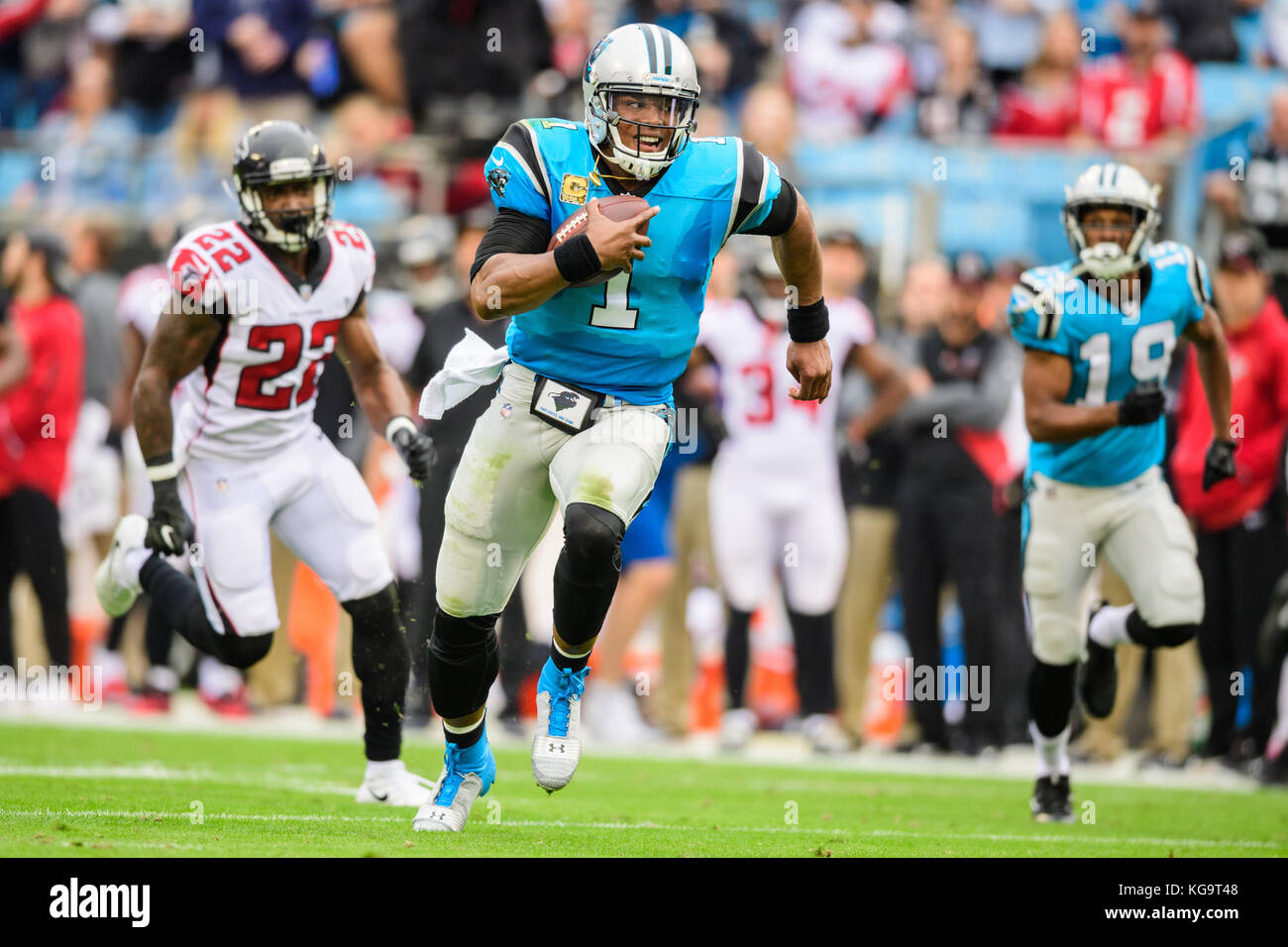 Charlotte, North Carolina, USA. 5th Nov, 2017. Carolina Panthers ...