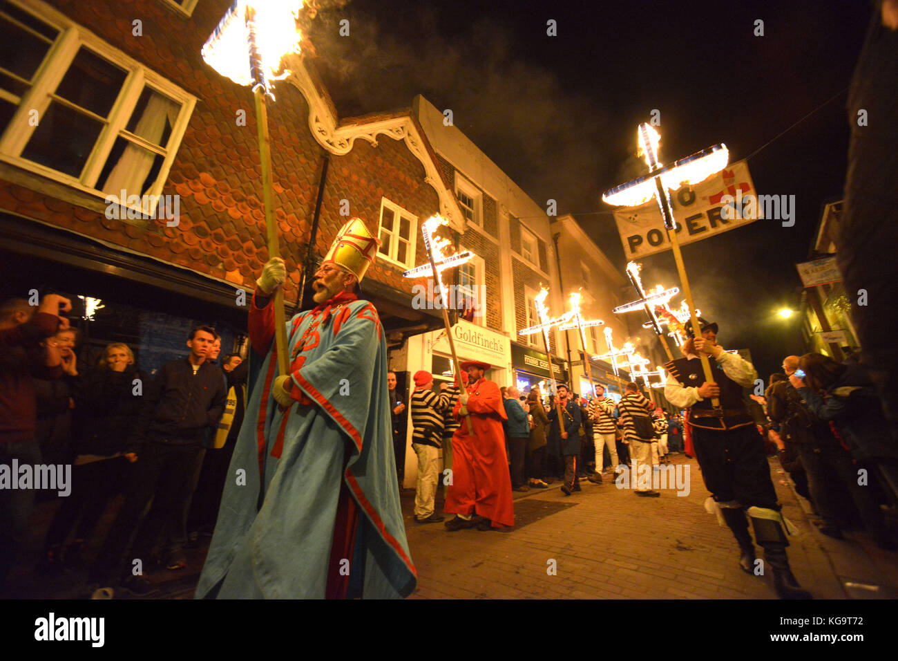 Lewes Bonfire Burning Crosses High Resolution Stock Photography and ...