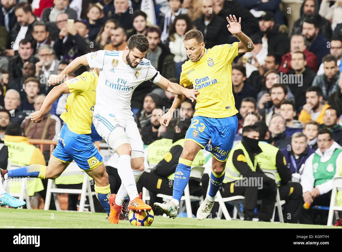 Madrid, Spain. 5th Nov, 2017. Nacho Fernandez (defender; Real Madrid ...