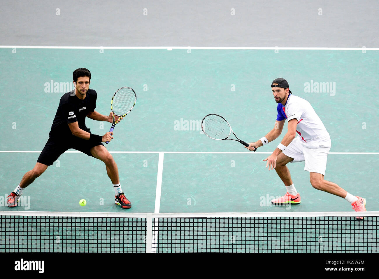 Paris, France. 5th Nov, 2017. Rolex Masters mens tennis doubles ...