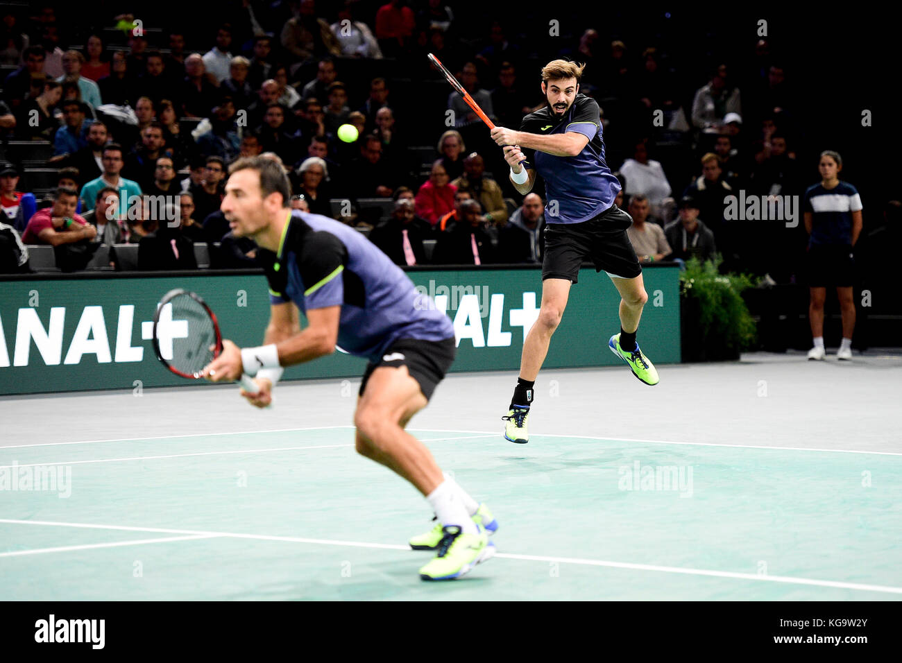 Paris, France. 5th Nov, 2017. Rolex Masters mens tennis doubles ...