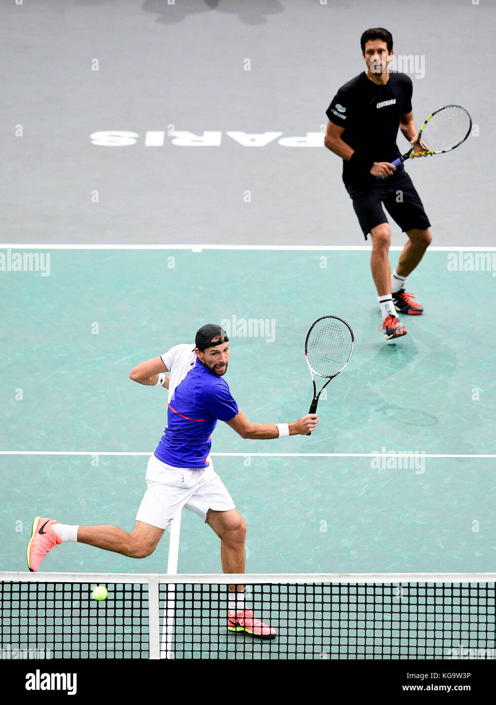 Paris, France. 5th Nov, 2017. Rolex Masters mens tennis doubles ...