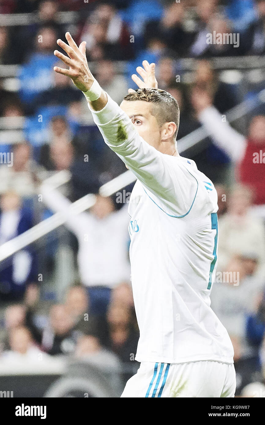 Madrid, Spain. 5th Nov, 2017. Cristiano Ronaldo (forward; Real Madrid ...