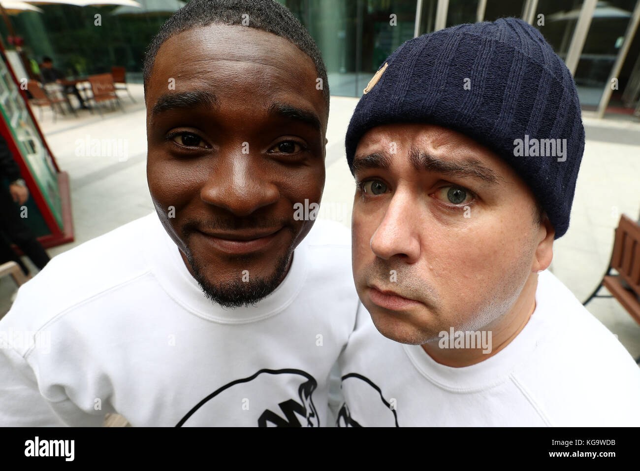 06th Nov, 2017. Ghanaian comedian Sam Ochiri and Australian comedian ...