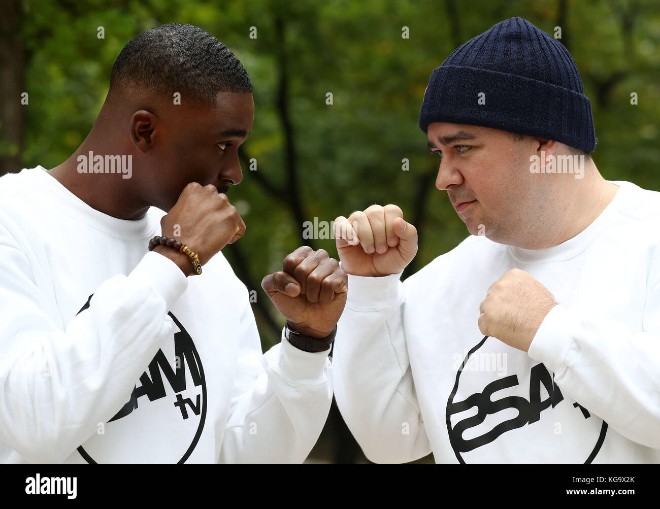 06th Nov, 2017. Sam Hammington interview Sam Hammington (R), a New ...