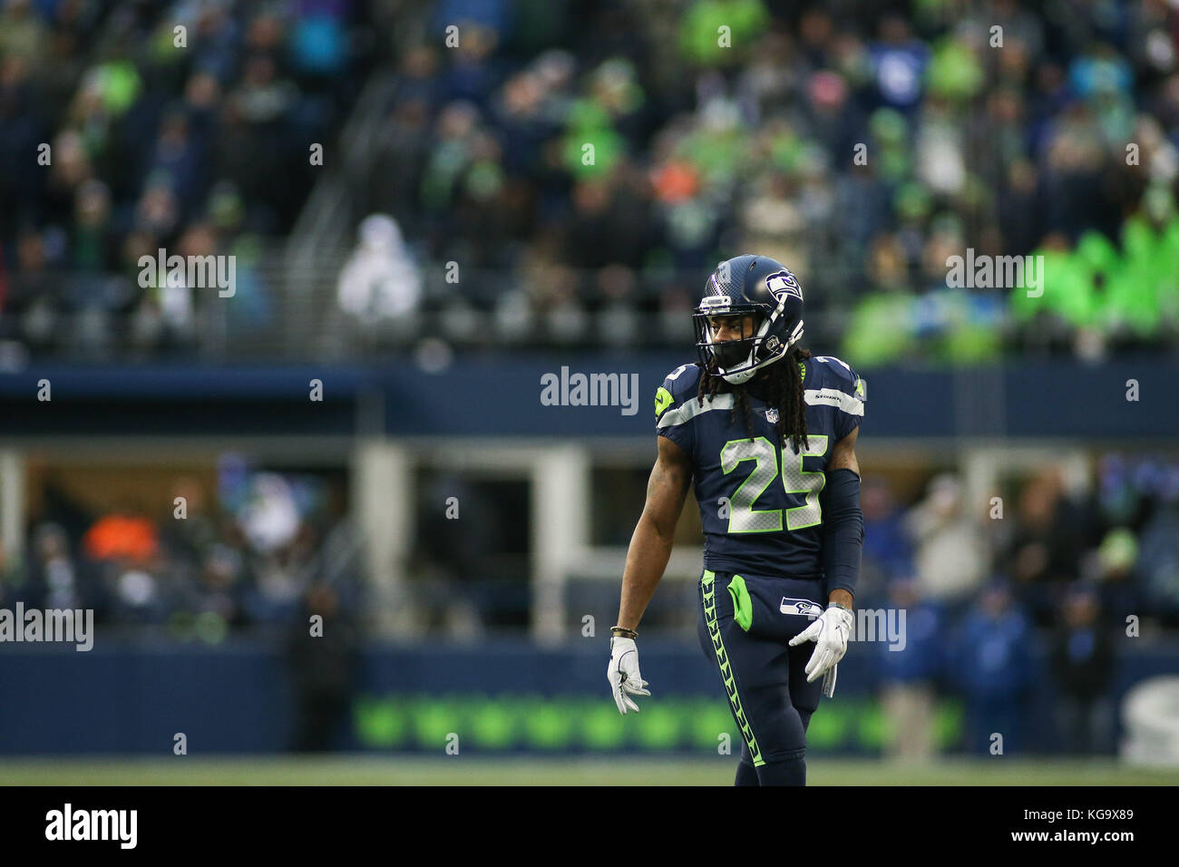 Washington, USA. 5th Nov, 2017. Seattle Seahawks cornerback Richard ...