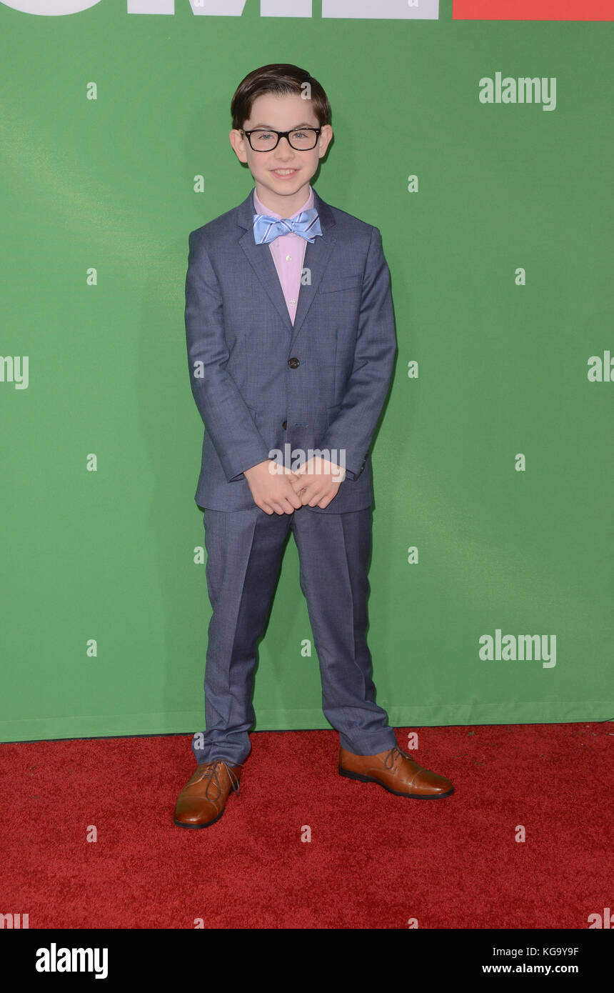 Westwood, California, USA. 5th Nov, 2017. Owen Vaccaro at the premiere ...